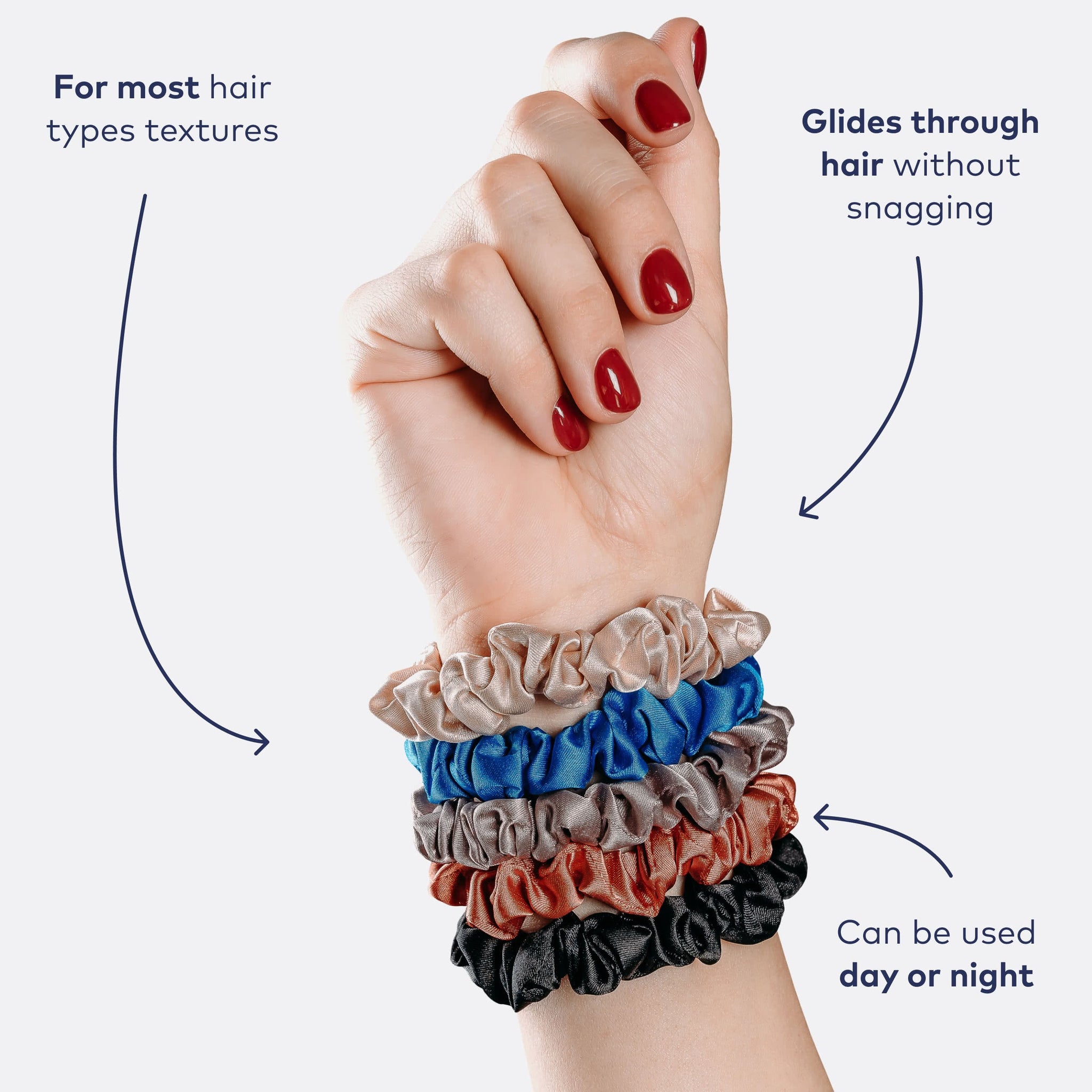 Skinny Scrunch Bunch - Multi – RobeCurls